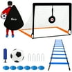 Ktaxon 3 in 1 Soccer Goal with Football, Target Training Net, Rebound ...