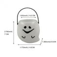 EWSFHUI Halloween Pumpkin Bucket, Pumpkin Ghost Candy Bucket Bucket ...