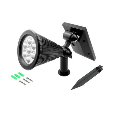Solar Spotlight IP65 Waterproof Rotatable 7 LED Superbright Outdoor ...