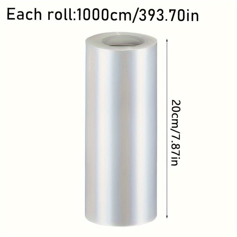 QJUHUNG Clear Plastic Cake Collar Roll 394in/1000cm Length 125 Micron ...