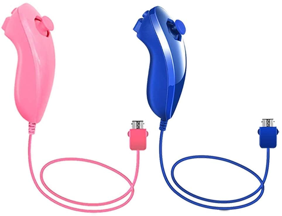 Ave 2 paquetes de controladores Nunchuk Nunchuck Joystick Gamepad ...