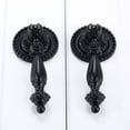 2Pcs Antique Bronze Cabinet Knobs, European Style Drawer Pulls for ...