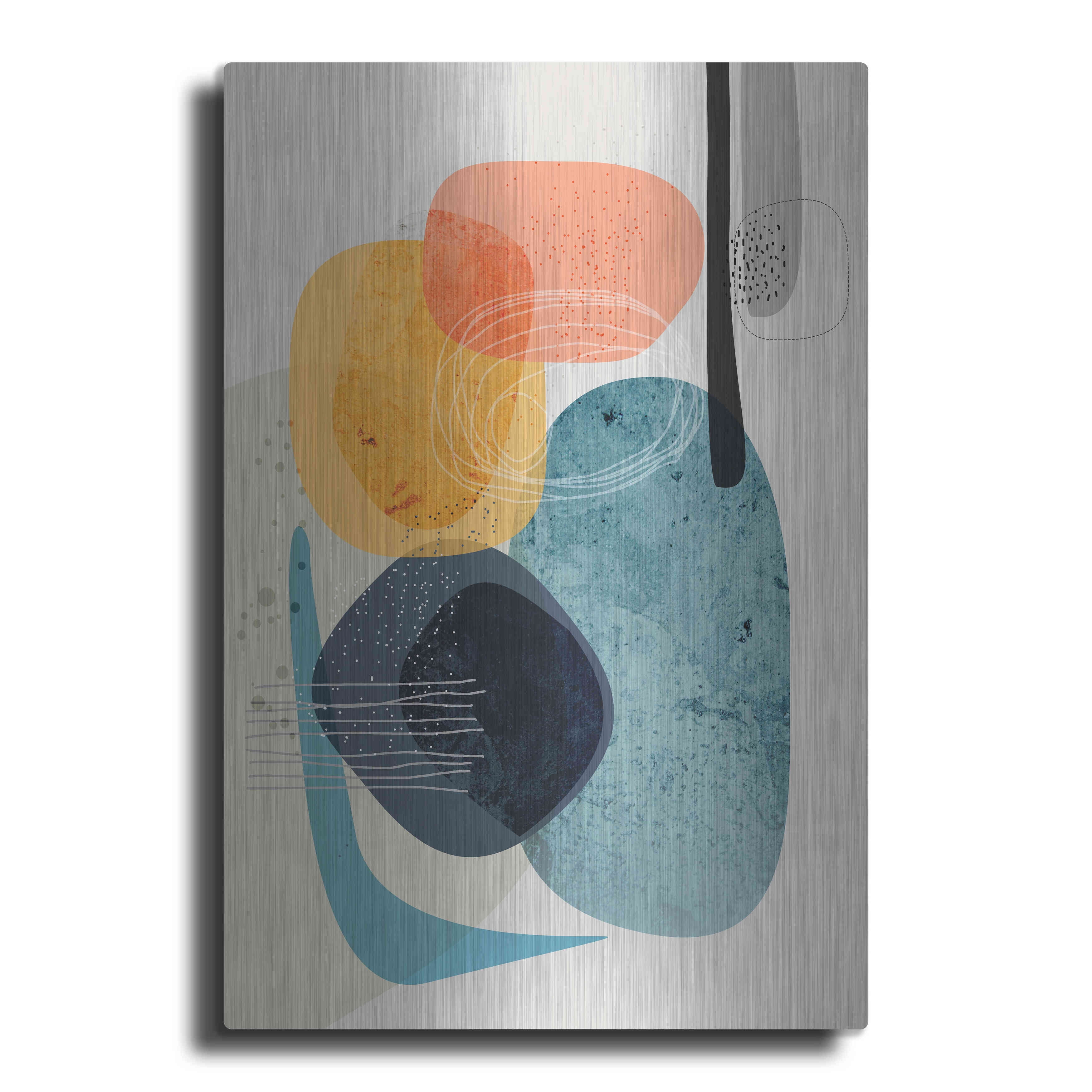 Luxe Metal Art 'Tangled Rocks' by Ishita Banerjee Metal Wall Art, 12 ...