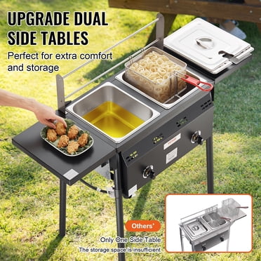Fryin' Saucer Outdoor Portable Propane Deep Fryer, Gas Outside Cooker ...