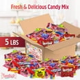 SWEETSIDE Candy Bulk Pack, 5lb Individually Wrapped Assorted Classic ...