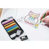 Mini Pack Super Tiny Colored Pencils Set with Eraser and Sharpener ...