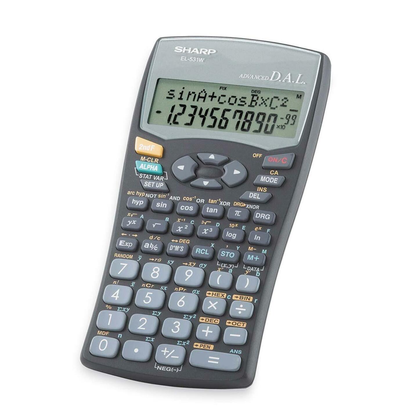 Sharp Calculators EL 531WBBK Scientific Calculator Walmart Sharp Calculators EL 531WBBK Scientific Calculator Walmart