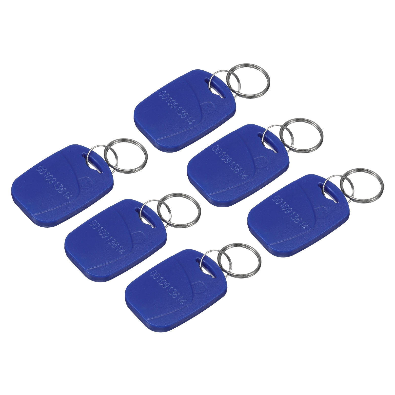 Uxcell Dual Frequency Read Only RFID Proximity IC/ID Key Fobs Tag Blue ...