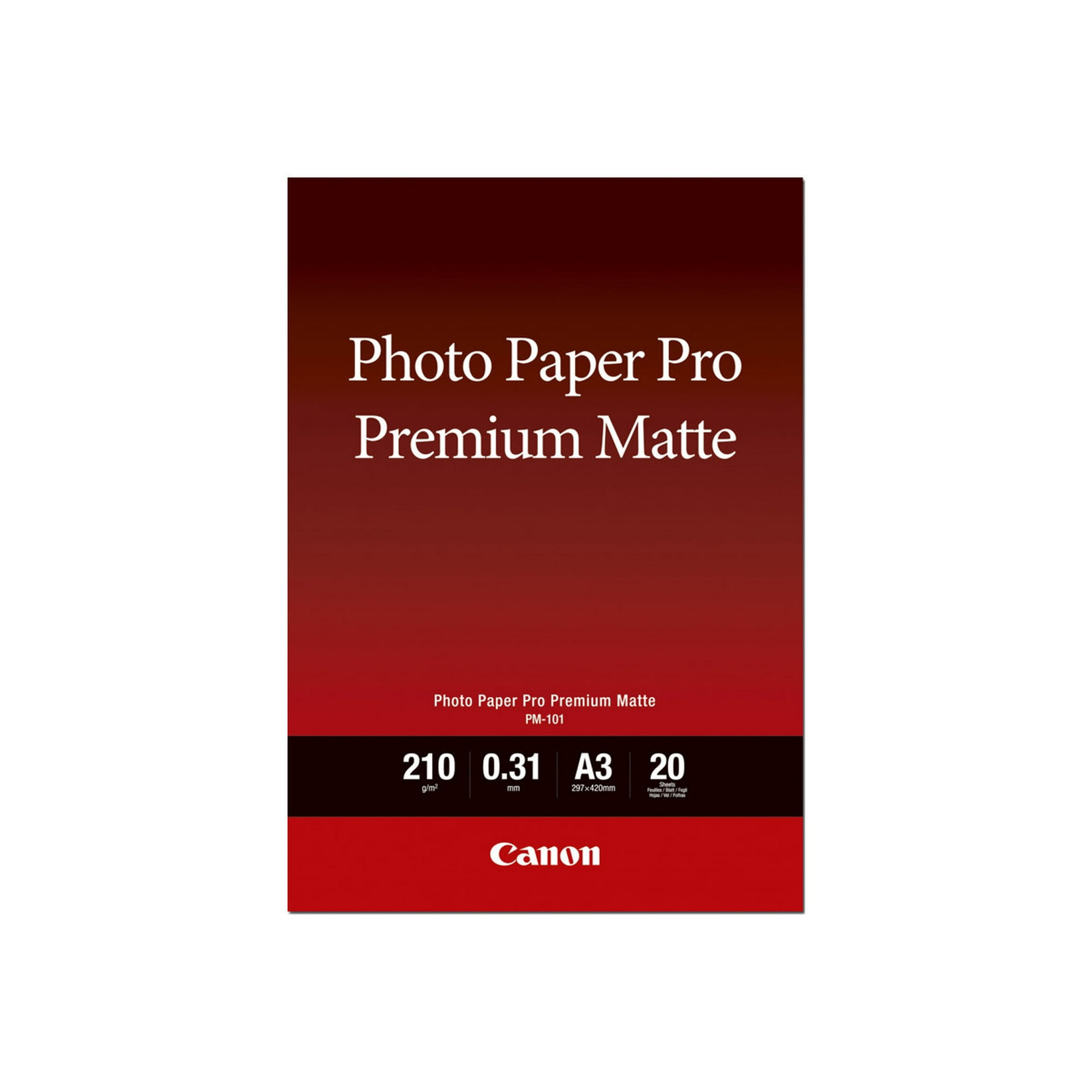 Click here for Canon Pro Premium Pm-101 - Smooth Matte - 310 Micr... prices