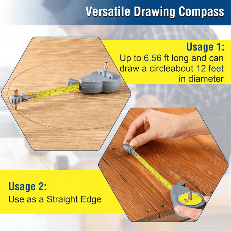 Asdfs Rotape Beam Compass Measure Beam Compass With 10 Pencil Leads