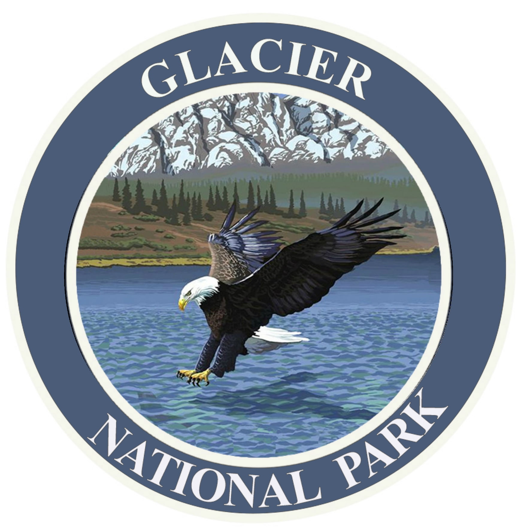 Glacier National Park Decorative Car Truck Decal Window Sticker Vinyl ...