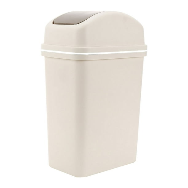 TopLLC Household Garbage Cans Living Room Kitchen Seam Thickened ...