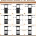 Aheaplus Closet System with Drawers Set of 2, Wood Closet Organizer ...