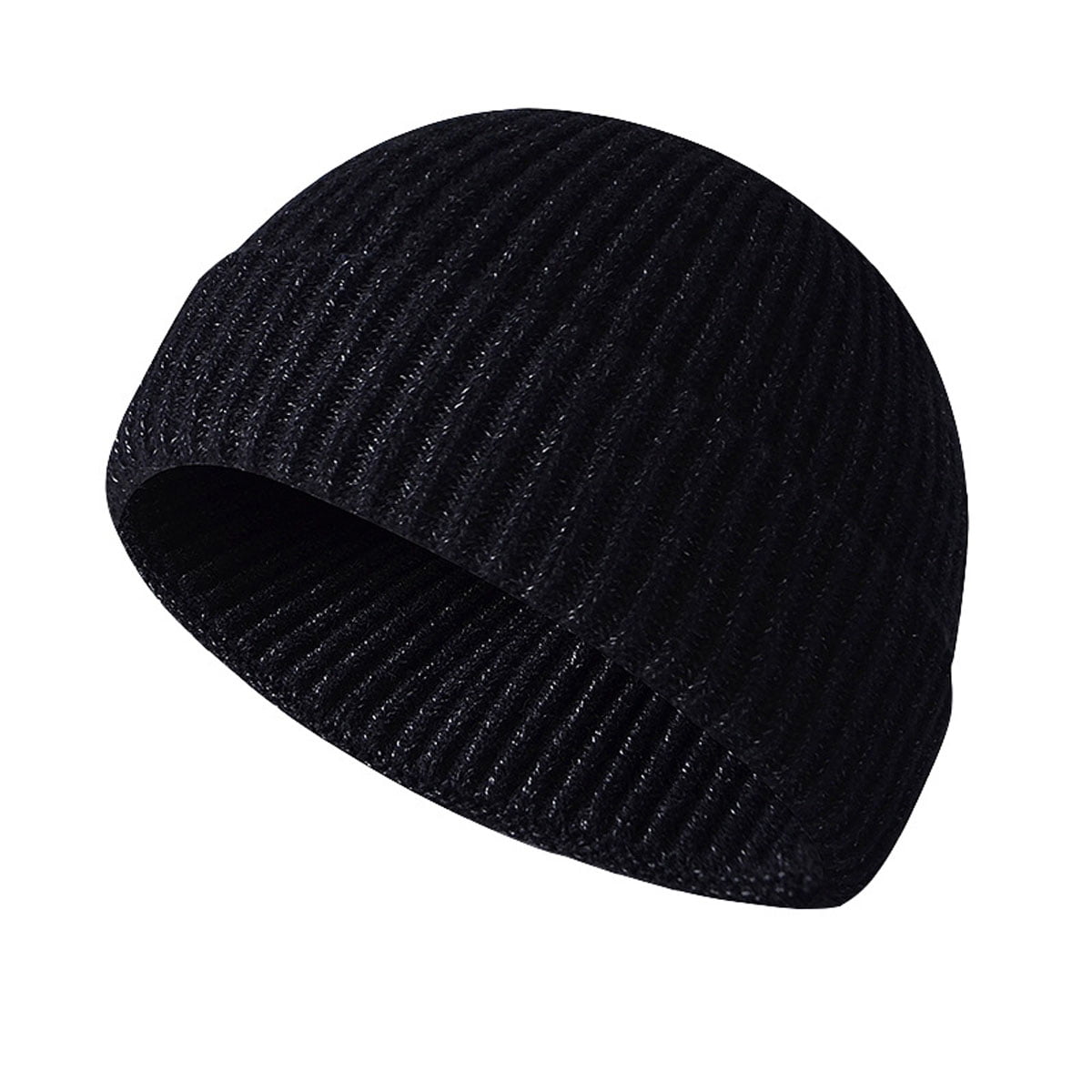 GRNSHTS Winter Knit Cuff Beanie Cap Trawler Beanie Hat Short Fisherman ...