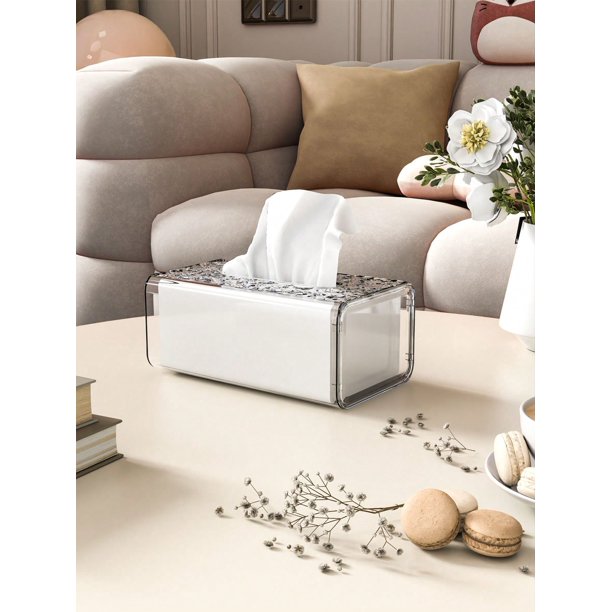 Glacier Pattern Multifunctional Tissue Dispenser, Wall-Mounted Tissue ...