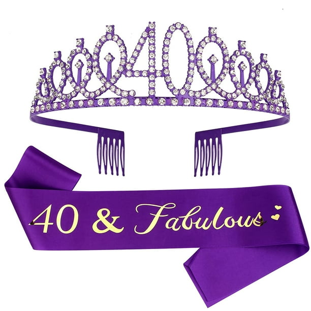 Juego de corona de 16 cumpleaños y marco dulce de 16 y alfileres de ...