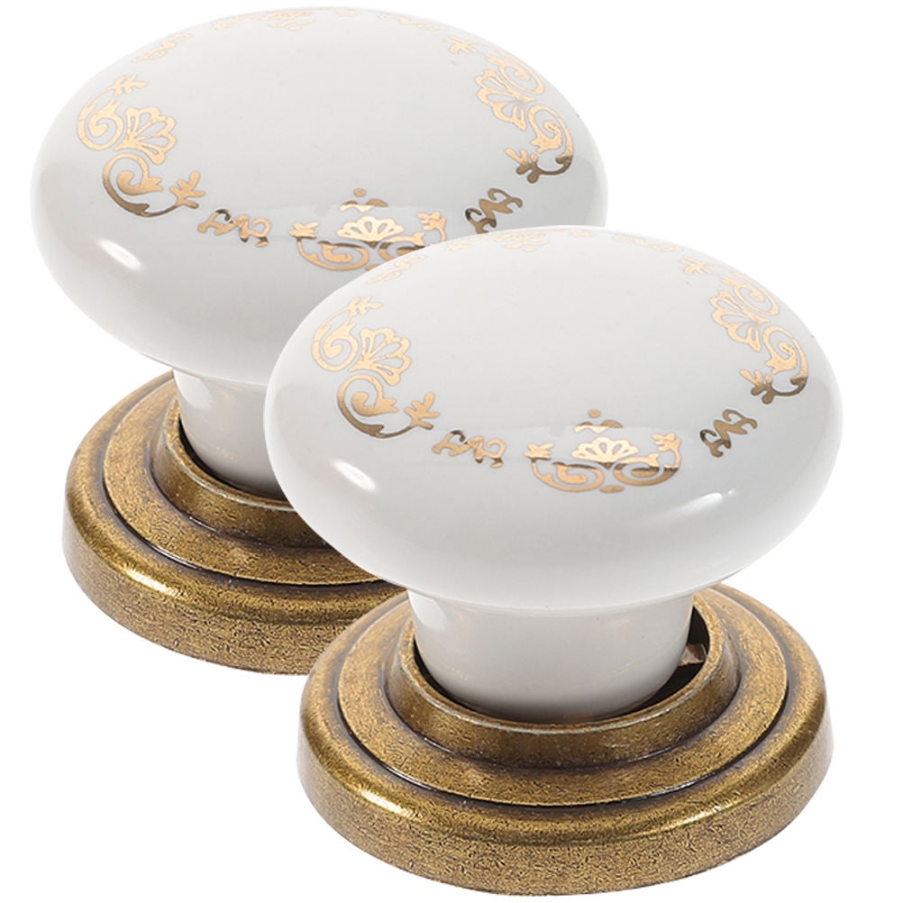 Click here for Minkissy 2pcs Round Knob Cabinet Door Pulls White... prices