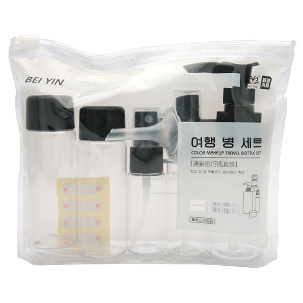 7pcs in 1 Set Black Multifunctional Empty Water Sprayer Set Portable ...