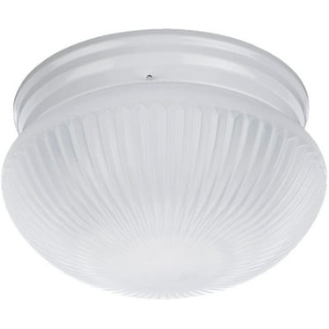 Wistaria Lighting Lighting Round Hood Wall Sconce in Semi Gloss White ...