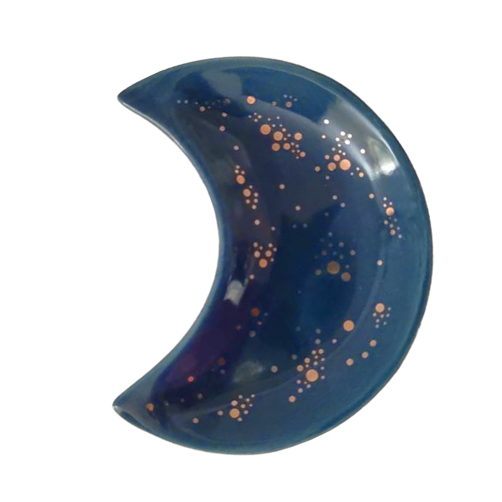 Anvazise Moon Shape Decorative Jewelry Dish Ceramic Engagement Rings ...