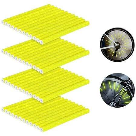 Bicycle spoke reflectors, bicycle reflectors, spoke reflectors, 48 ...
