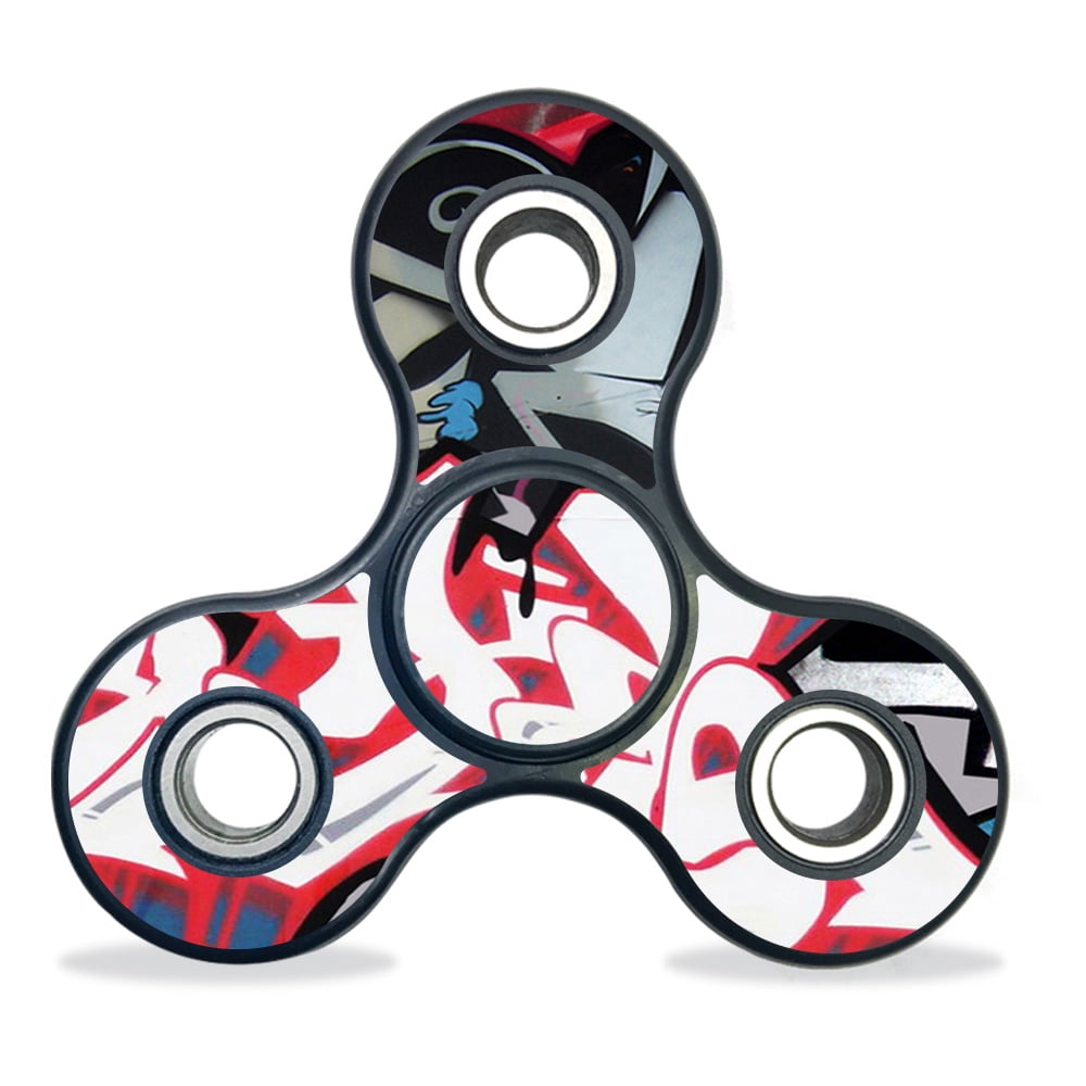 Skin Decal Wrap Compatible With Fidget Spinner Hand Tri Fydget toy ...
