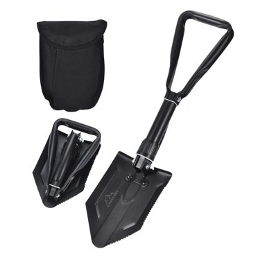 CJC Tri-fold Folding Shovel, Military Shovel Survival Gear with Nylon ...
