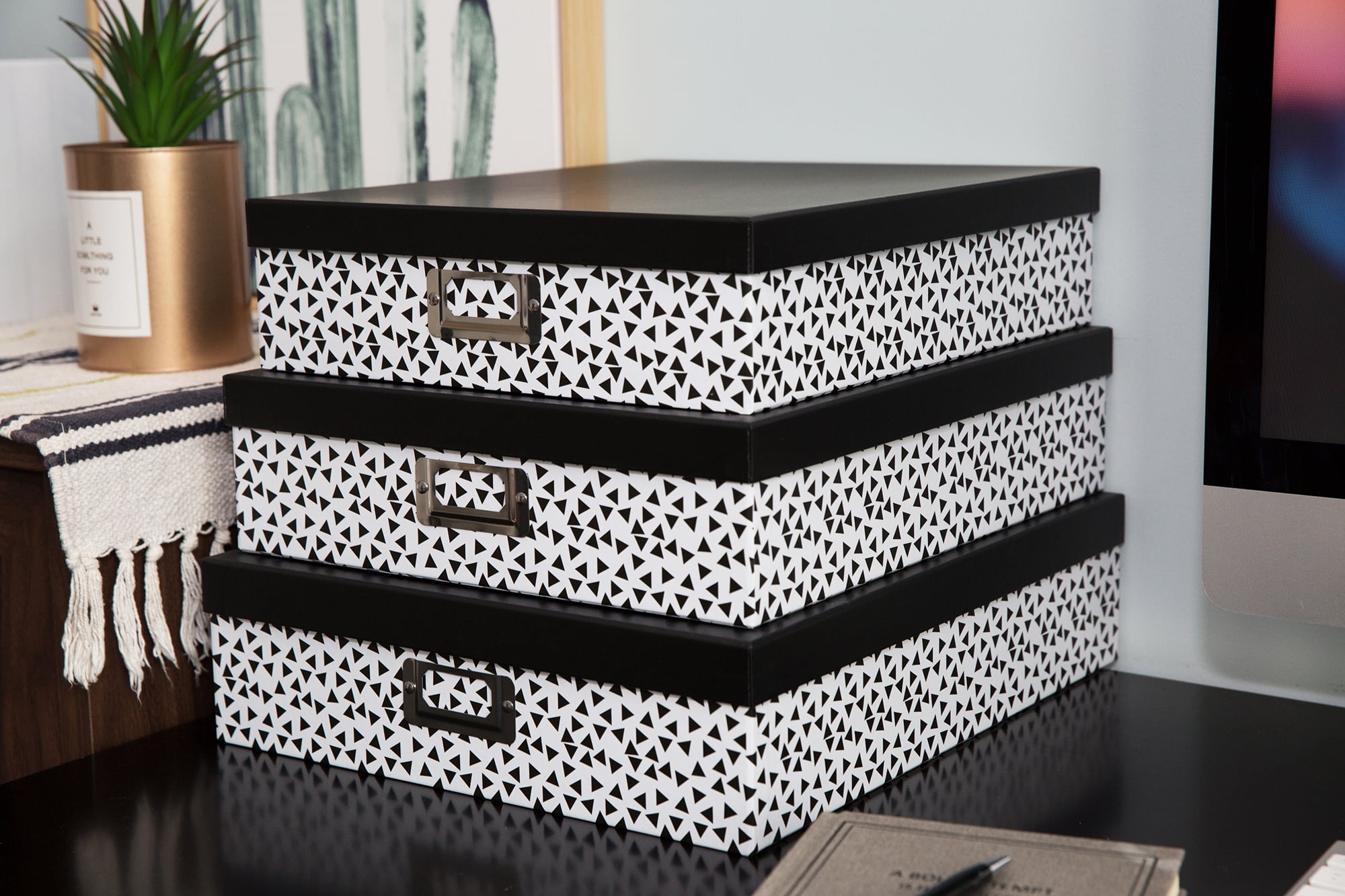 Office & School Supplies SLPR Decorative Storage Cardboard Boxes with ...