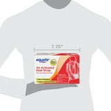 Equate Air Activated Heat Wrap, 3 Count (1 Wrap with 6 Pads), Compare ...