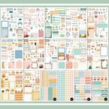 Happy Planner Stickers Book 24 Sheets, 1700+Pcs Bohemia Annual Plan ...