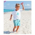 UZZI Kids Swim Shorts Fast Dry Fun Print, Blue Boat, Size: 8-10, Uzzi ...