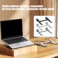 Aluminium Alloy Ergonomic Computer Stand Detachable Laptop Bracket Easy ...
