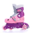Chicago Girls' Adjustable Inline Training Skate Combo Set Pink/Purple ...