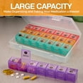 MEDca Extra Large Monthly 28-Day Pill Organizer, Multicolor, Plastic ...