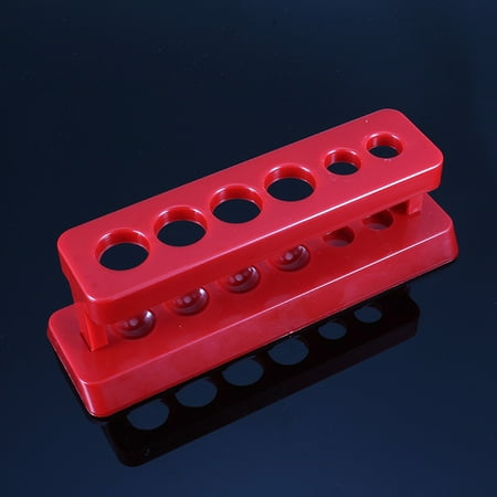 6 Holes Plastic Laboratory Test Tube Rack Lab Holder Stand Test Tubing ...