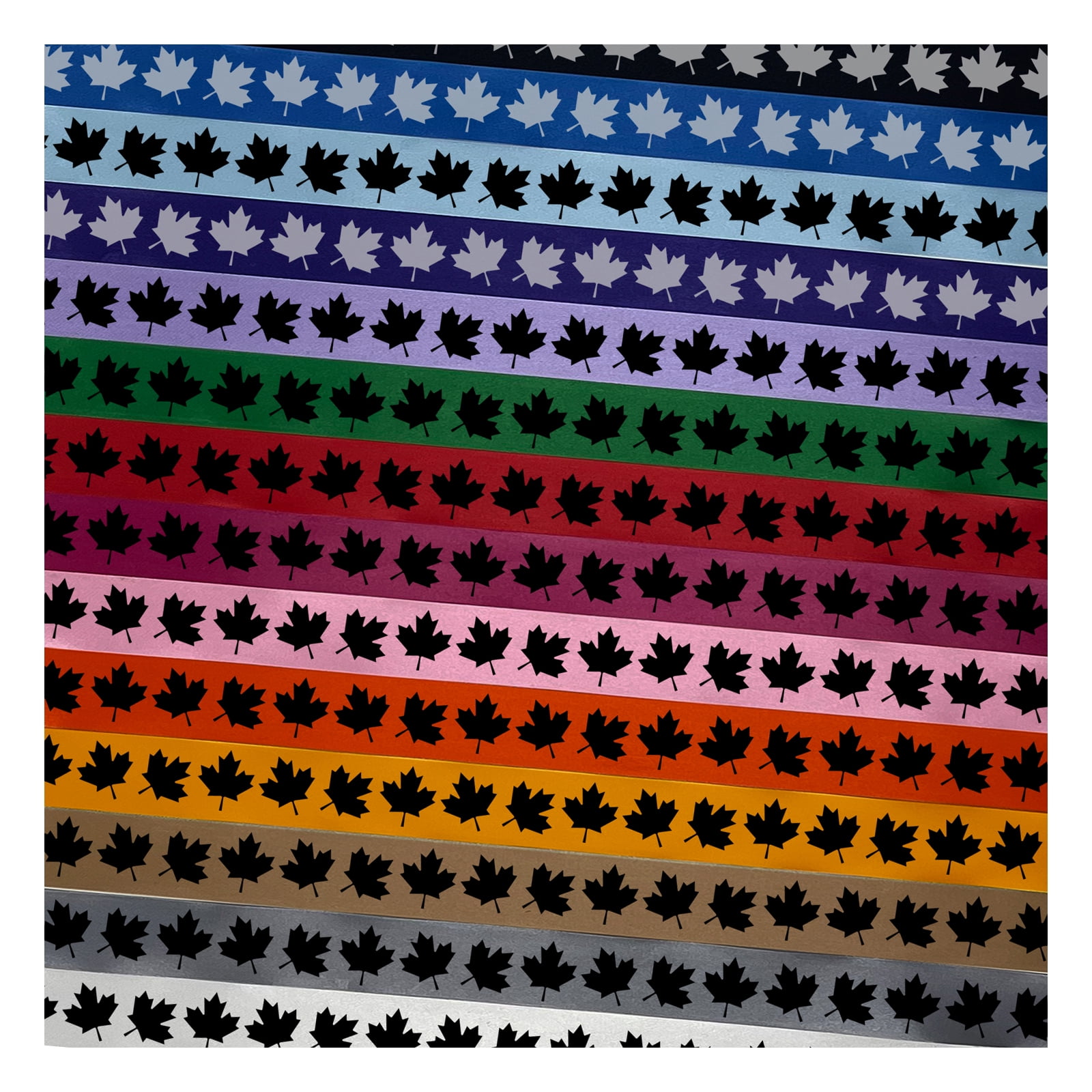 Canada Maple Leaf Satin Ribbon for Gift Wrapping Bows Craft DIY ...