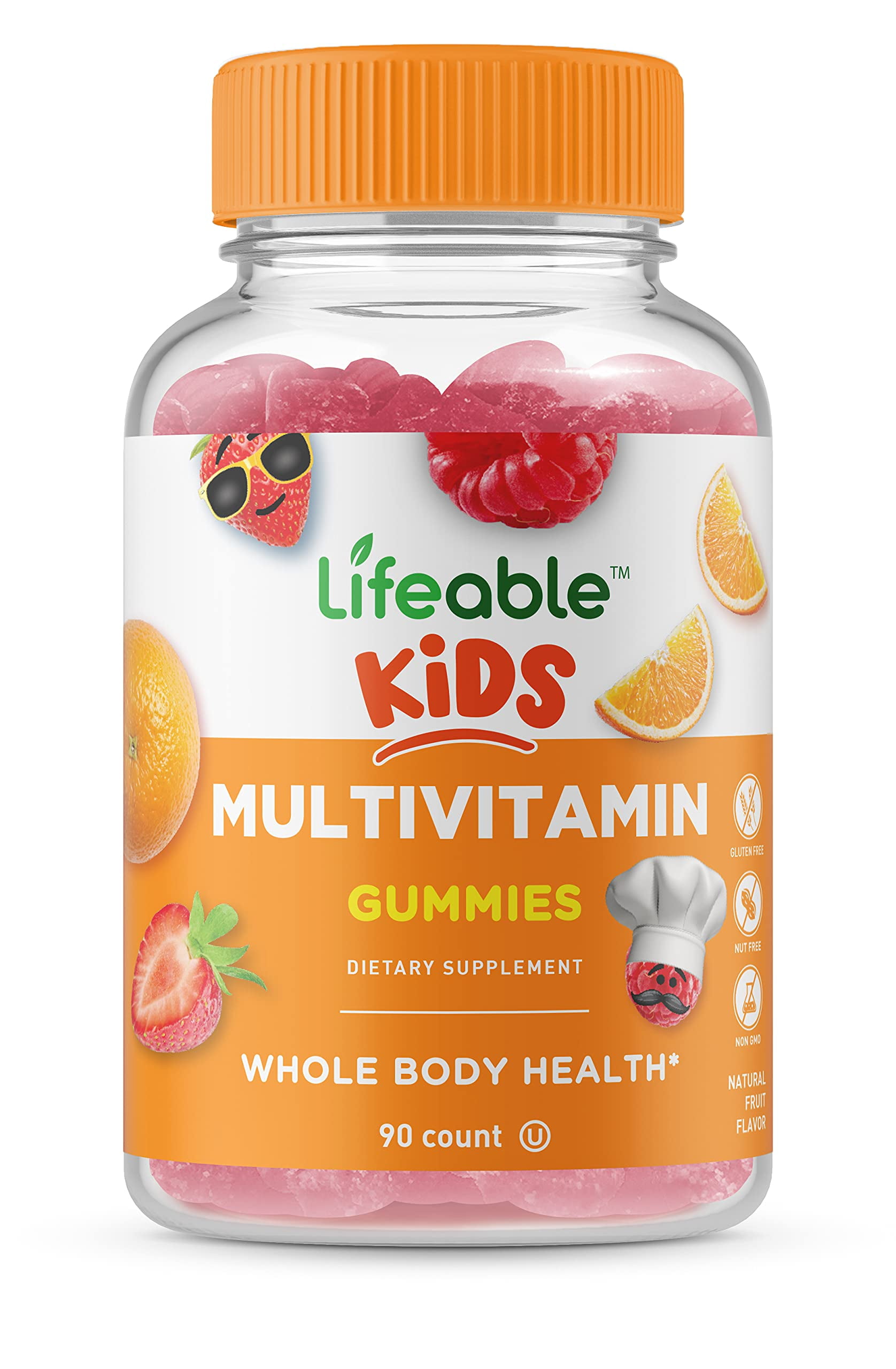 Lifeable Kids Multivitamin - for Girls and Boys - 90 Gummies - Walmart.com
