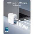 Anker Nano II 100W 3-Port USB C Charger Adapter for MacBook Pro, Galaxy ...