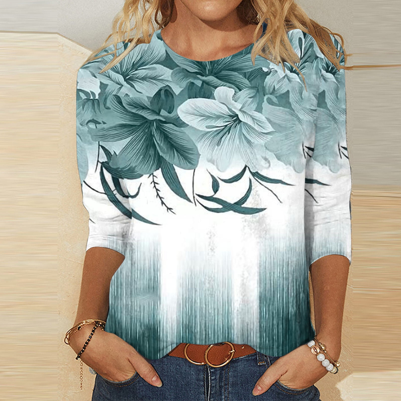 Click here for Xihbxyly Womens Blouses 3/4 Sleeve Womens Fashion... prices