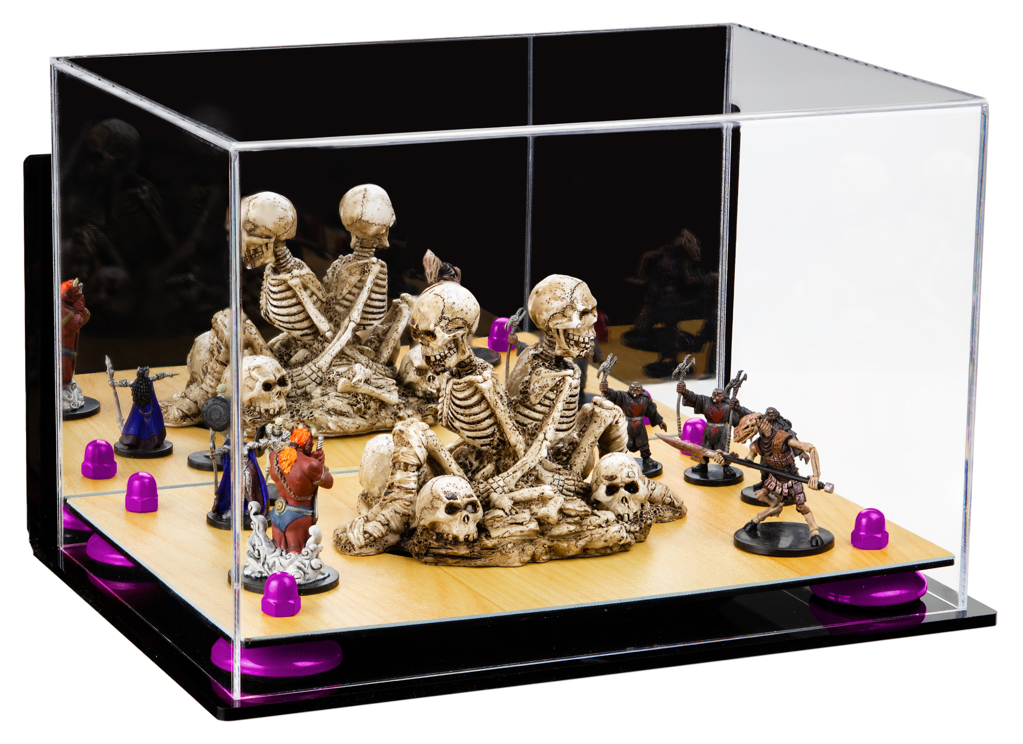 Versatile Deluxe Acrylic Display Case - Medium Rectangle Box with ...