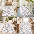 2x6 Elephants Butterflies Runner Rug for Hallway, Washable Non Slip Low ...
