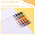 Uxcell 10Pack 1mm Gel Pen Refills for Coloring, Broad Point Sparkle ...