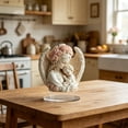 Angel Figurine, 2D Flat Angel Acrylic Desktop Stand, Lovely Clear Shelf ...