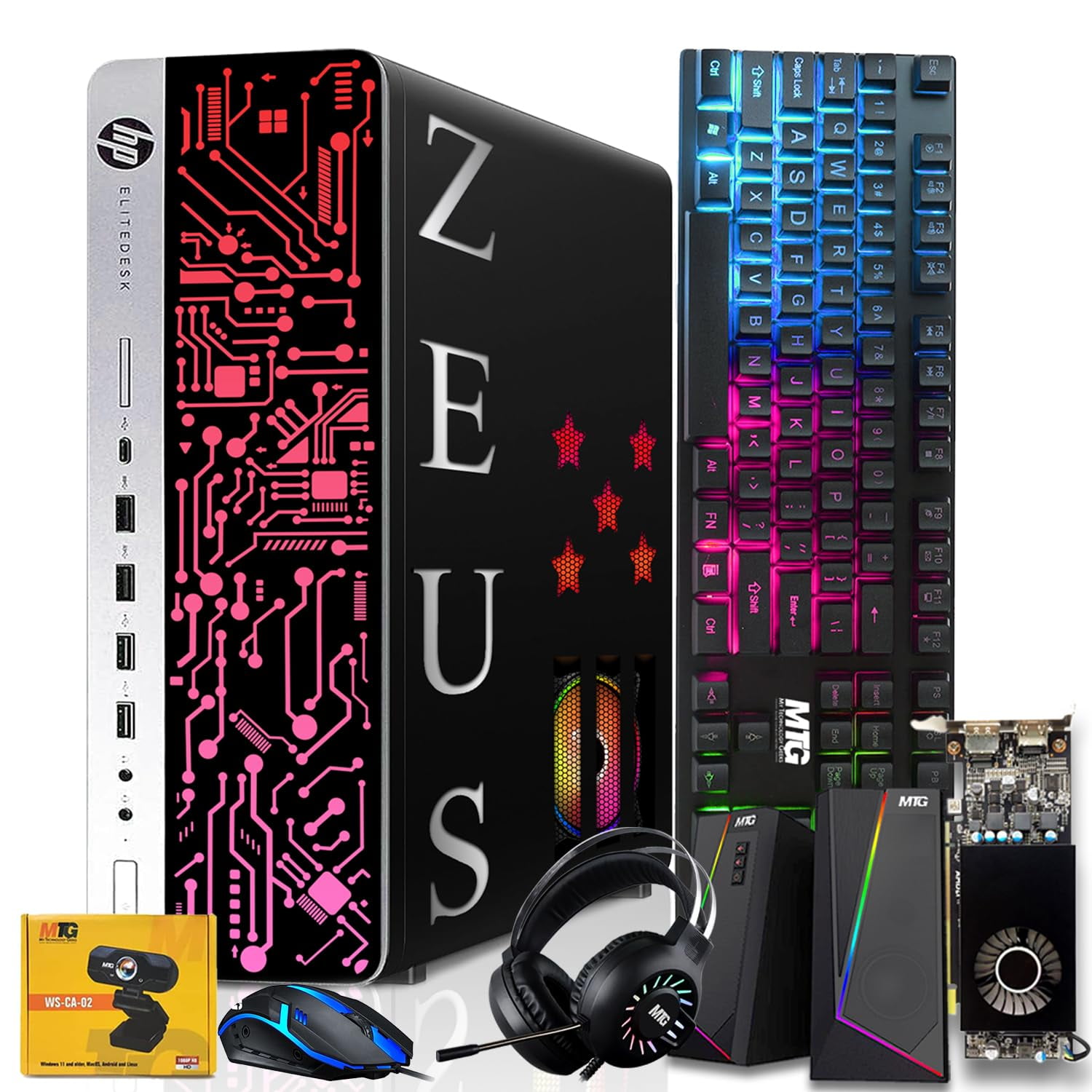 Restored TechMagnet Gaming Desktop PC,Intel i5 6th Gen,Zeus Pro 6,RX ...