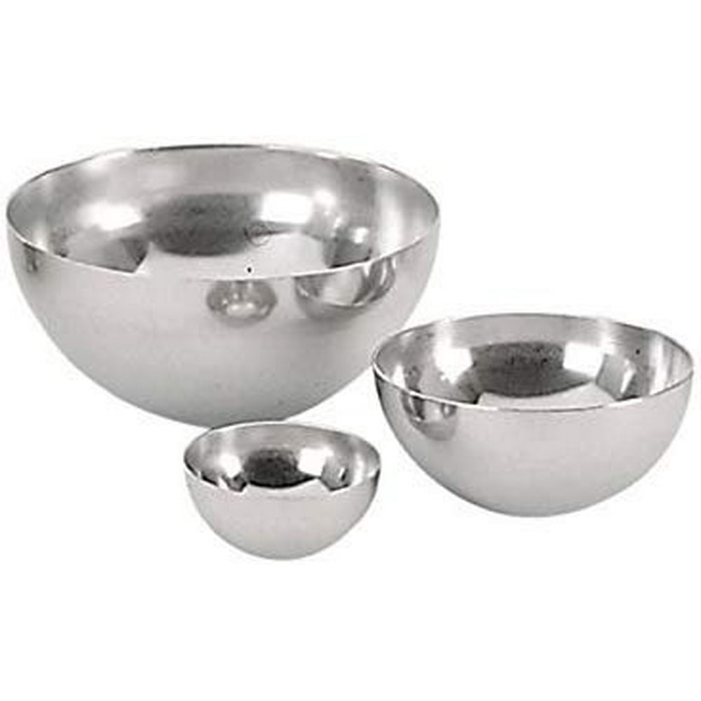 Hemisphere Mold Half Round Stainless Steel - 6-1/4" x 3-1/8" High ...