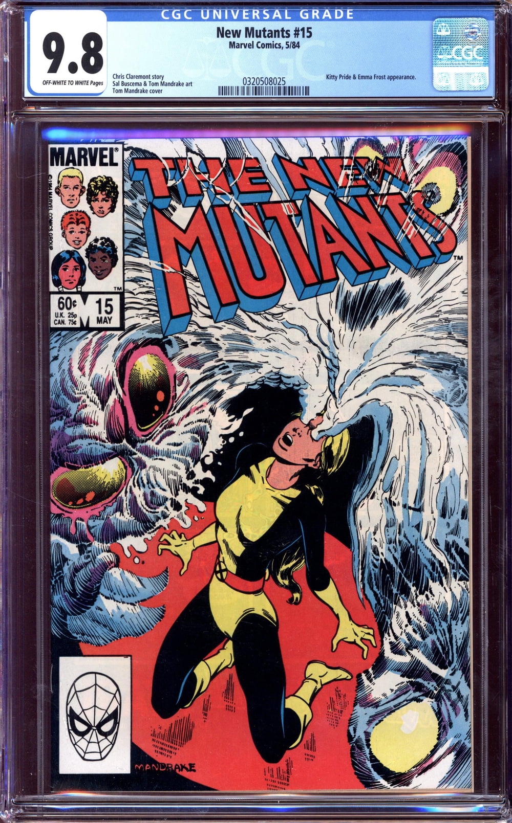 New Mutants #15 - CGC 9.8 Comic Book - Walmart.com