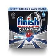 Finish Gel and Liquid Dishwasher Detergents, Lemon Scent, 75 Ounce ...