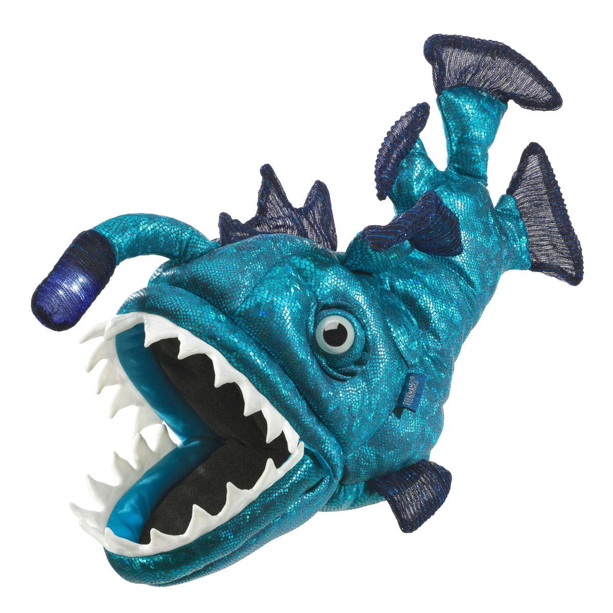 Hand Puppet - Folkmanis - Anglerfish New Soft Doll Plush 3147 - Walmart.com