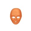Orange Full Face Mask Halloween Costume Accessory - Walmart.com