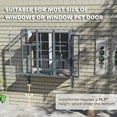 PawHut Catio Outdoor, Cat Window Catio for 2-3 Large Indoor Cats with 2 ...